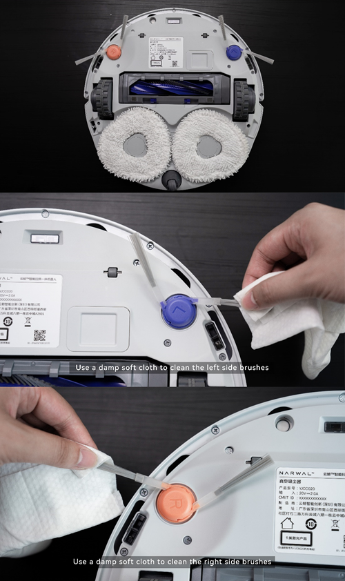 How to Clean the Side Brush? – Narwal Robotics